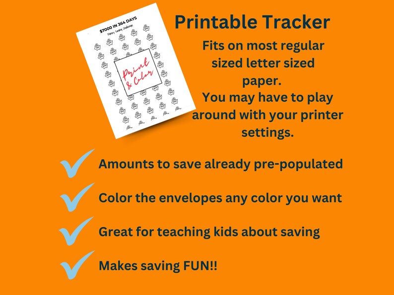 7000 Roth IRA Savings Challenge Tracker for Google Sheets 7k Money ...