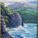 Oil Painting on Canvas "mt. Eke From Honolua Bay" by Artist Stephen ...