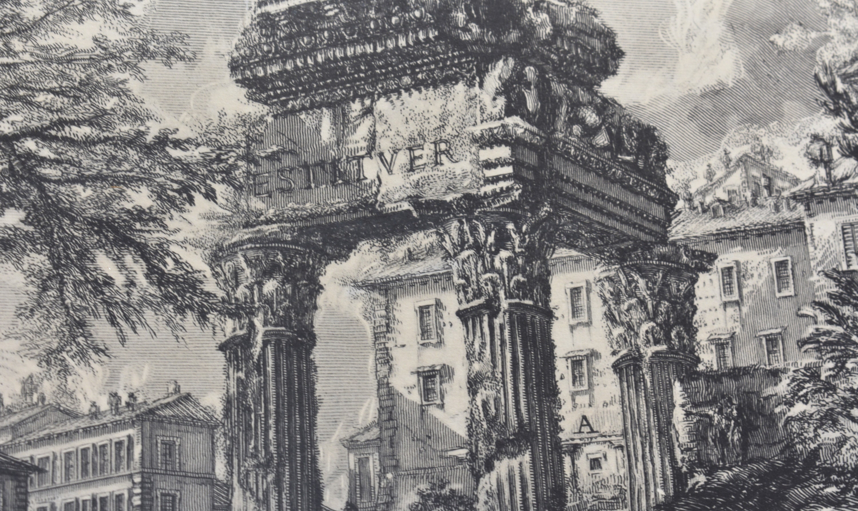 Avanzo Del Propano Del Tempio Di Giove Tonante (remains of the Porch of ...