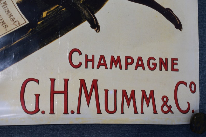 Vintage "champagne G.H. Mumm & Co." Art Print Poster - Etsy
