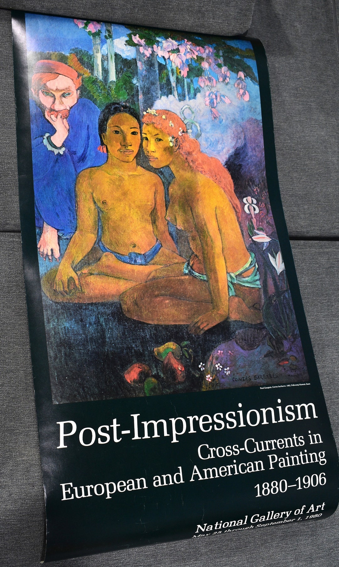 Vintage Poster From National Gallery of Art of Exhibition "post-impressionism, Cross-currents in ...