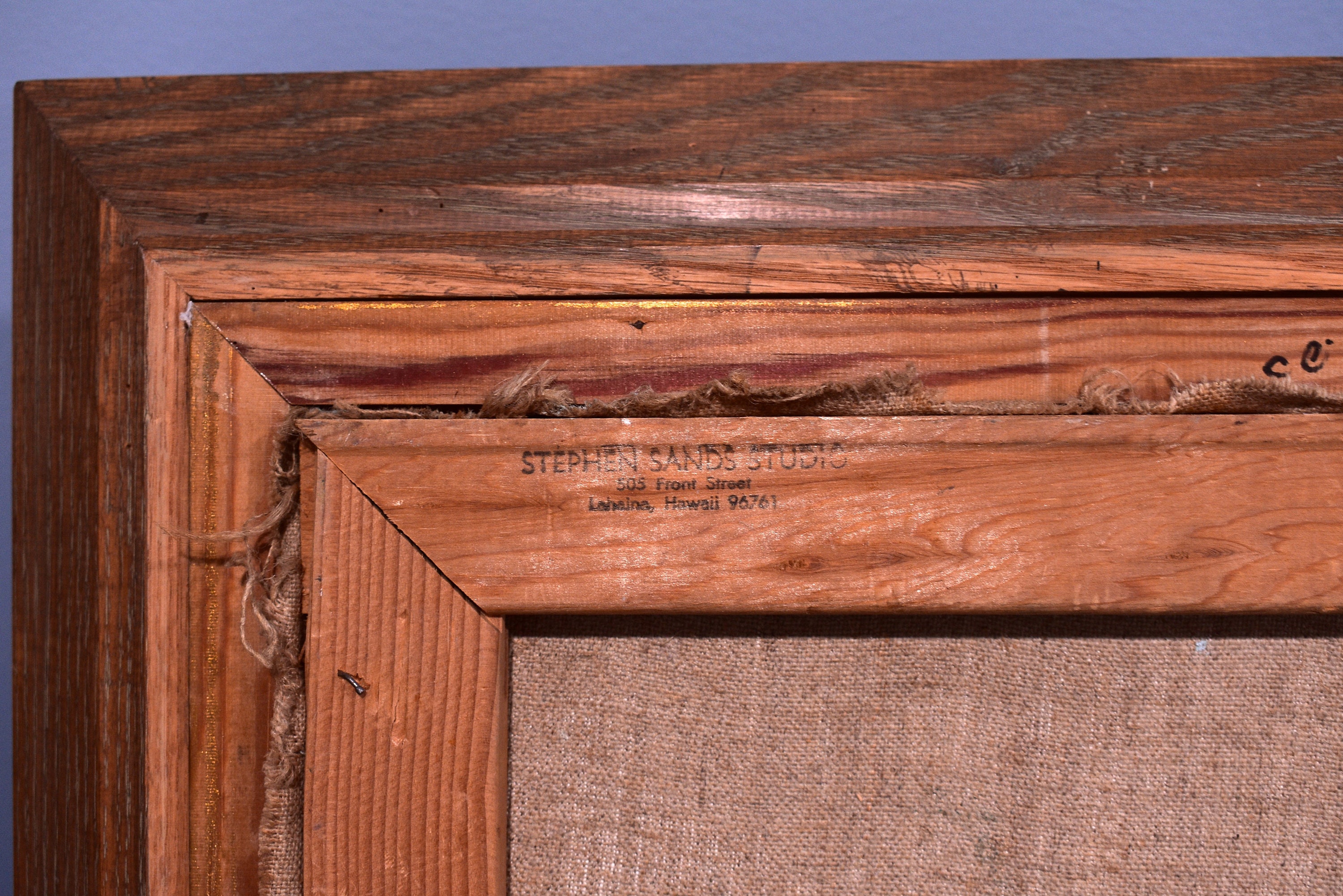 Oil Painting on Canvas "mt. Eke From Honolua Bay" by Artist Stephen ...