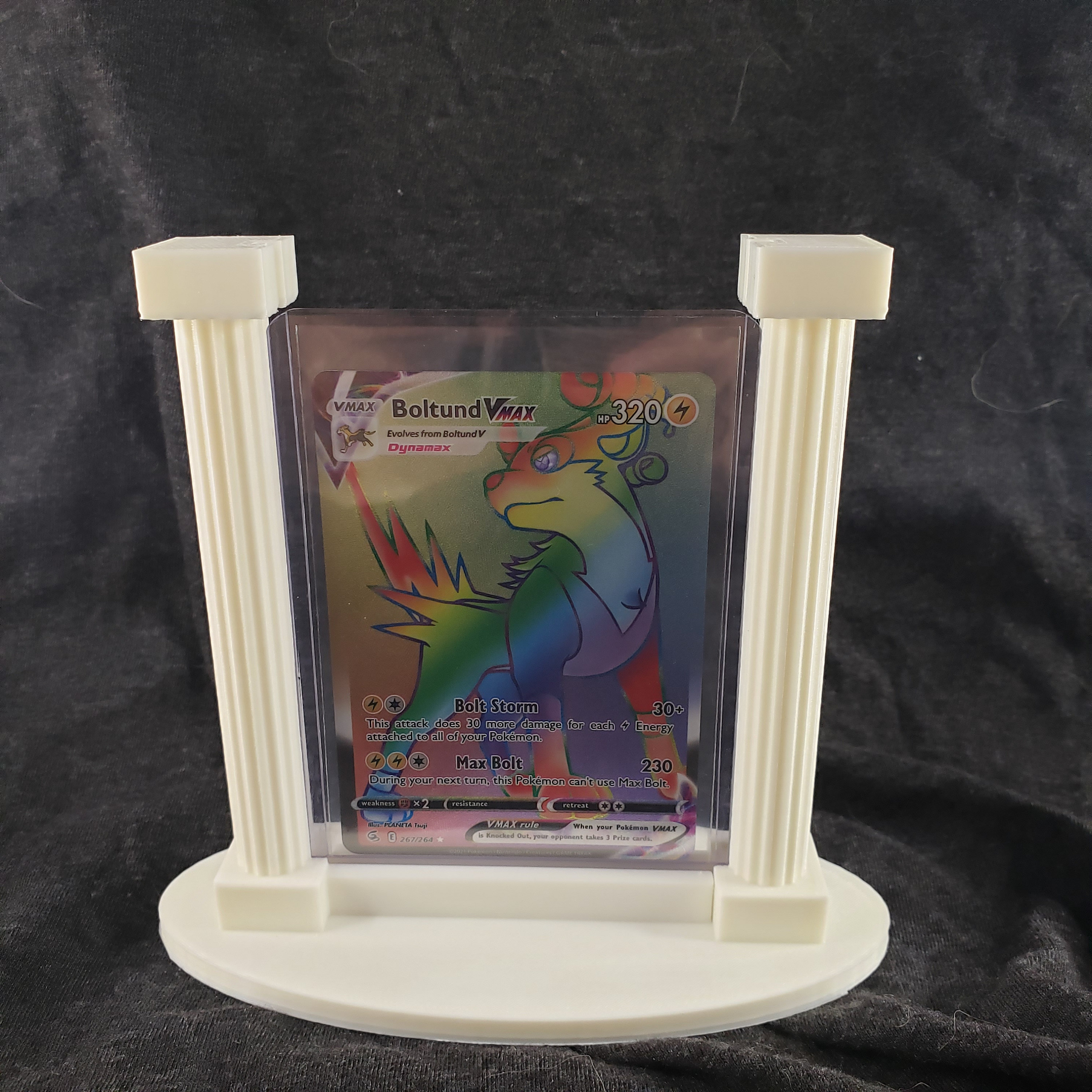 3 X Roman Column Trading Card Display Holders - Pokemon, MTG, Sports ...