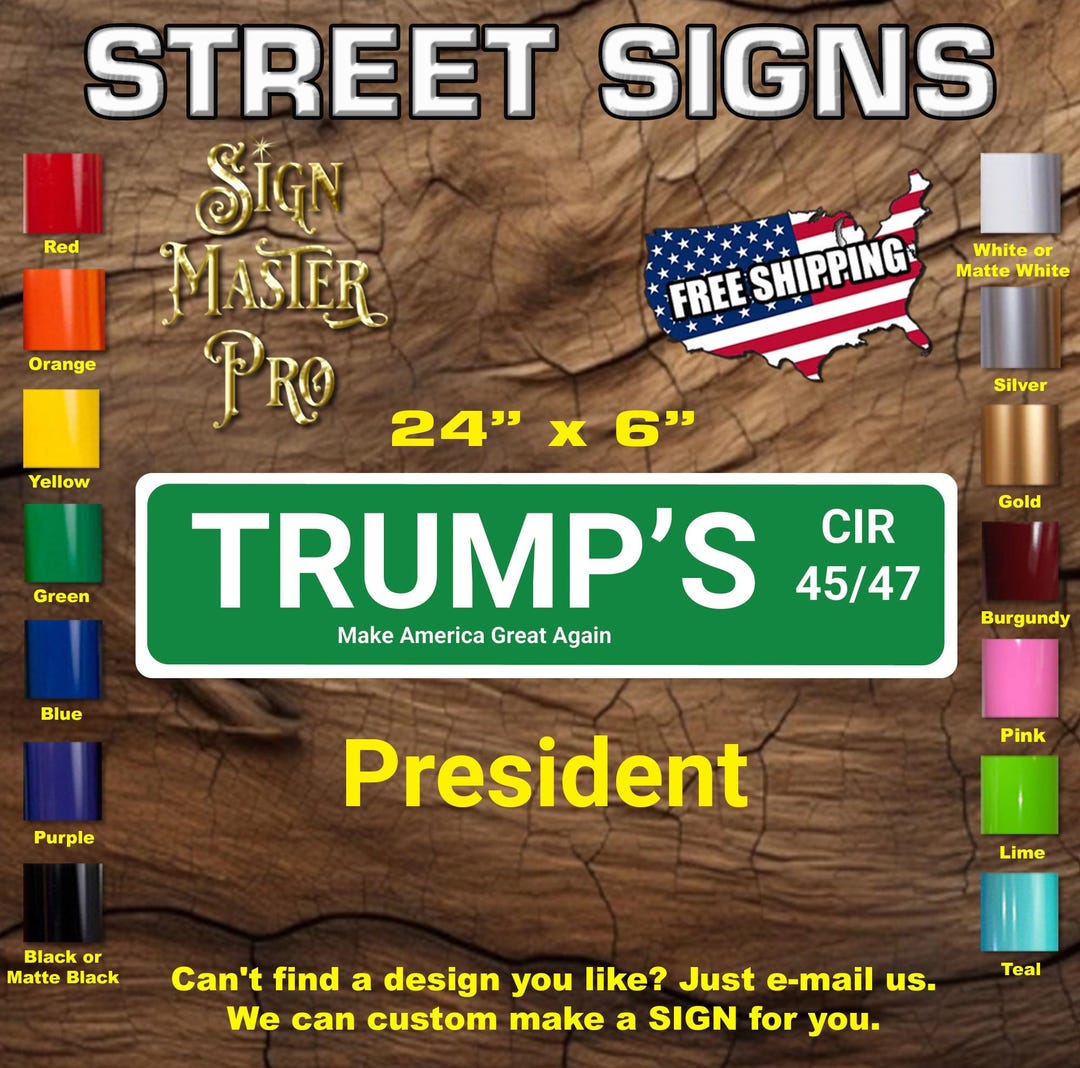 Custom Street Sign, Metal Street Sign, Personalized Street Sign, Make ...