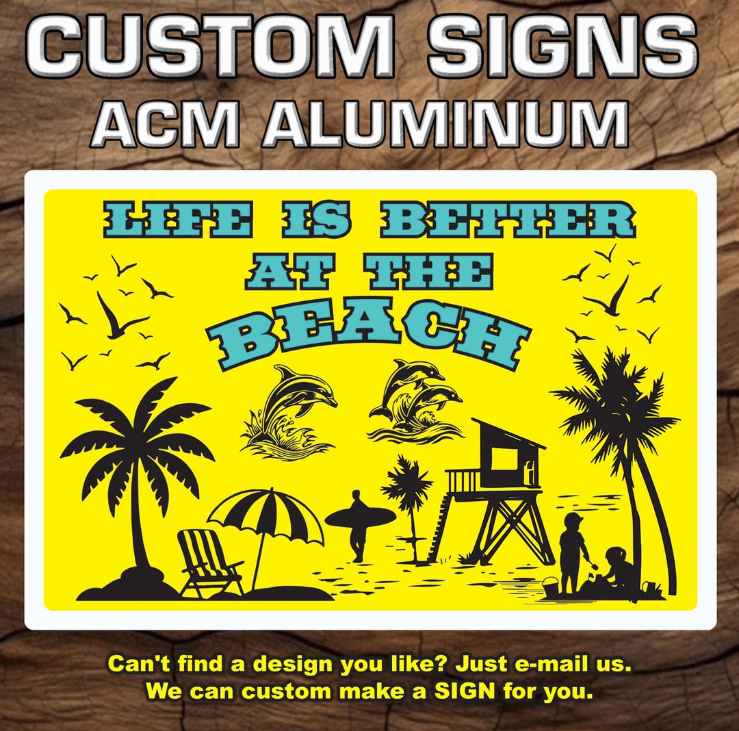 Custom Metal Sign, Aluminum Sign, Personalized Sign, Make Your Own ...