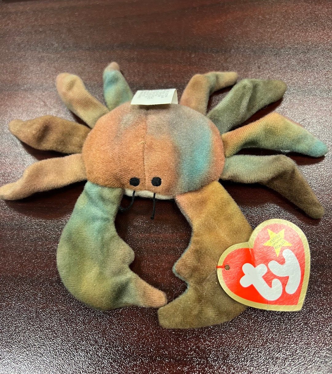 Vintage Original Claude the Crab TY Teenie Beanie Baby - Etsy