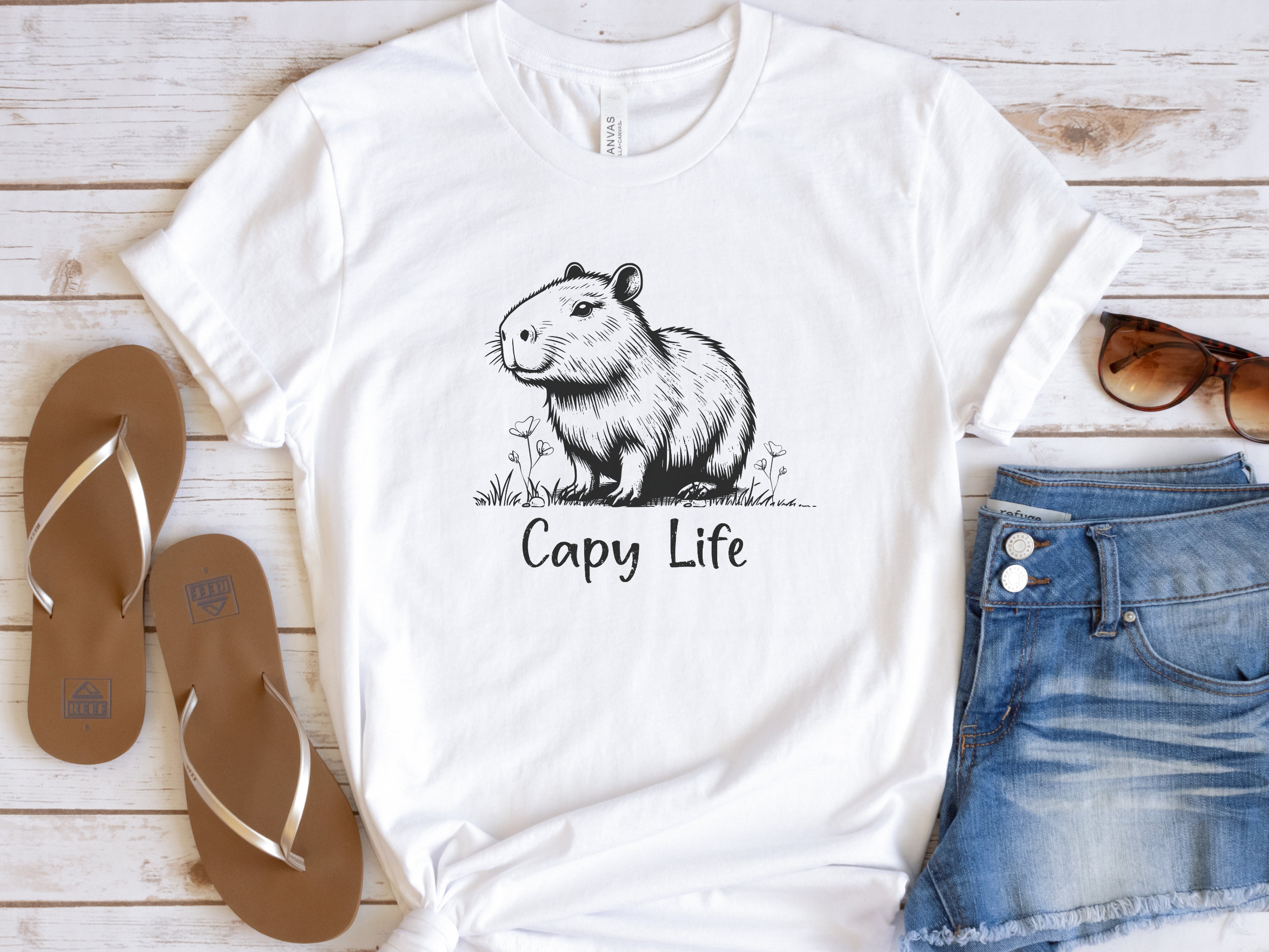 Capybara Life T-shirt, Capybara Shirt, Cute Capybara, Rodent Shirt ...