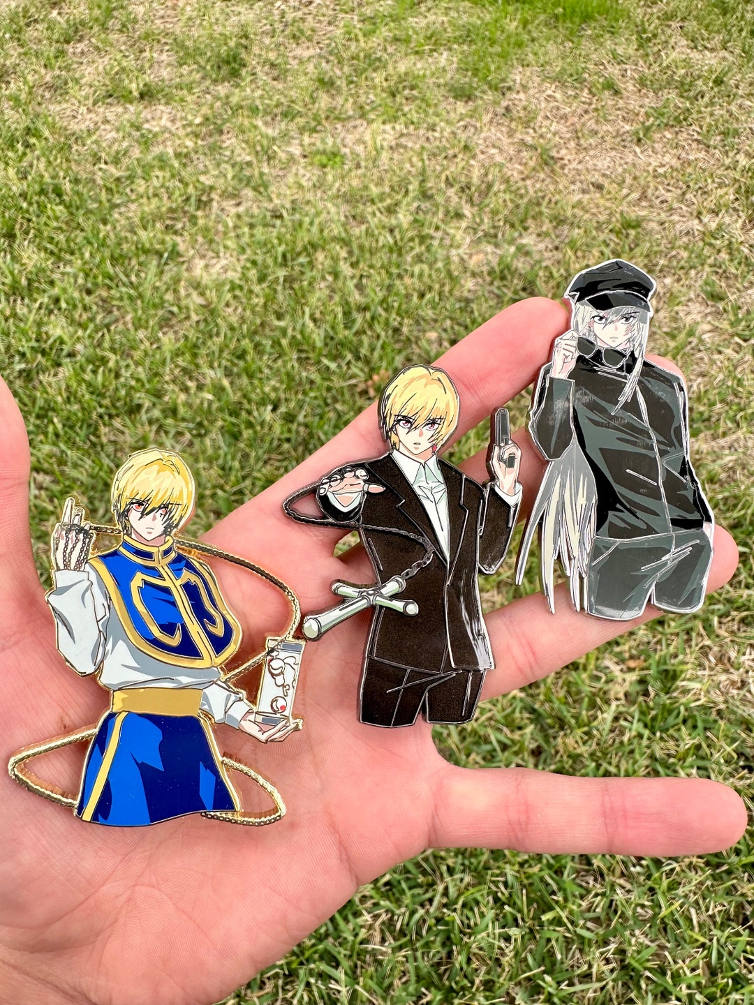 Chain Hunter Enamel Pin - Etsy