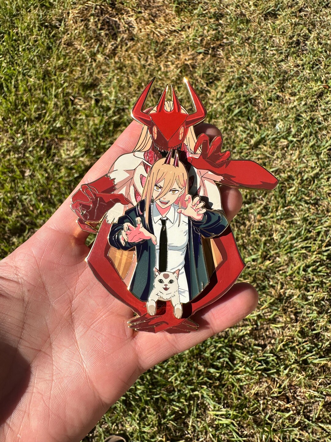 CSM Power Enamel Pin on Pin - Etsy