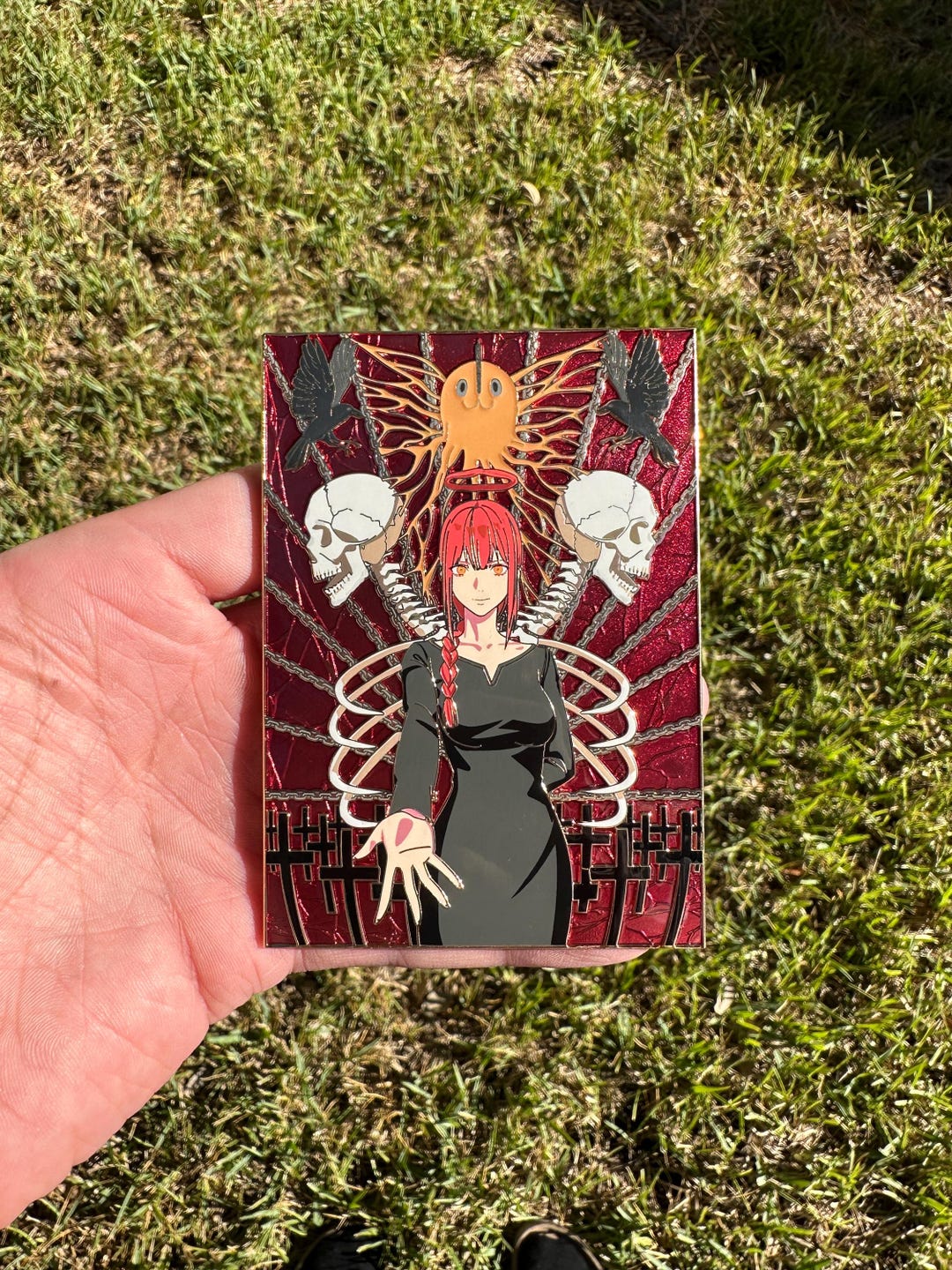 CSM Panel Makima Enamel Pin - Etsy