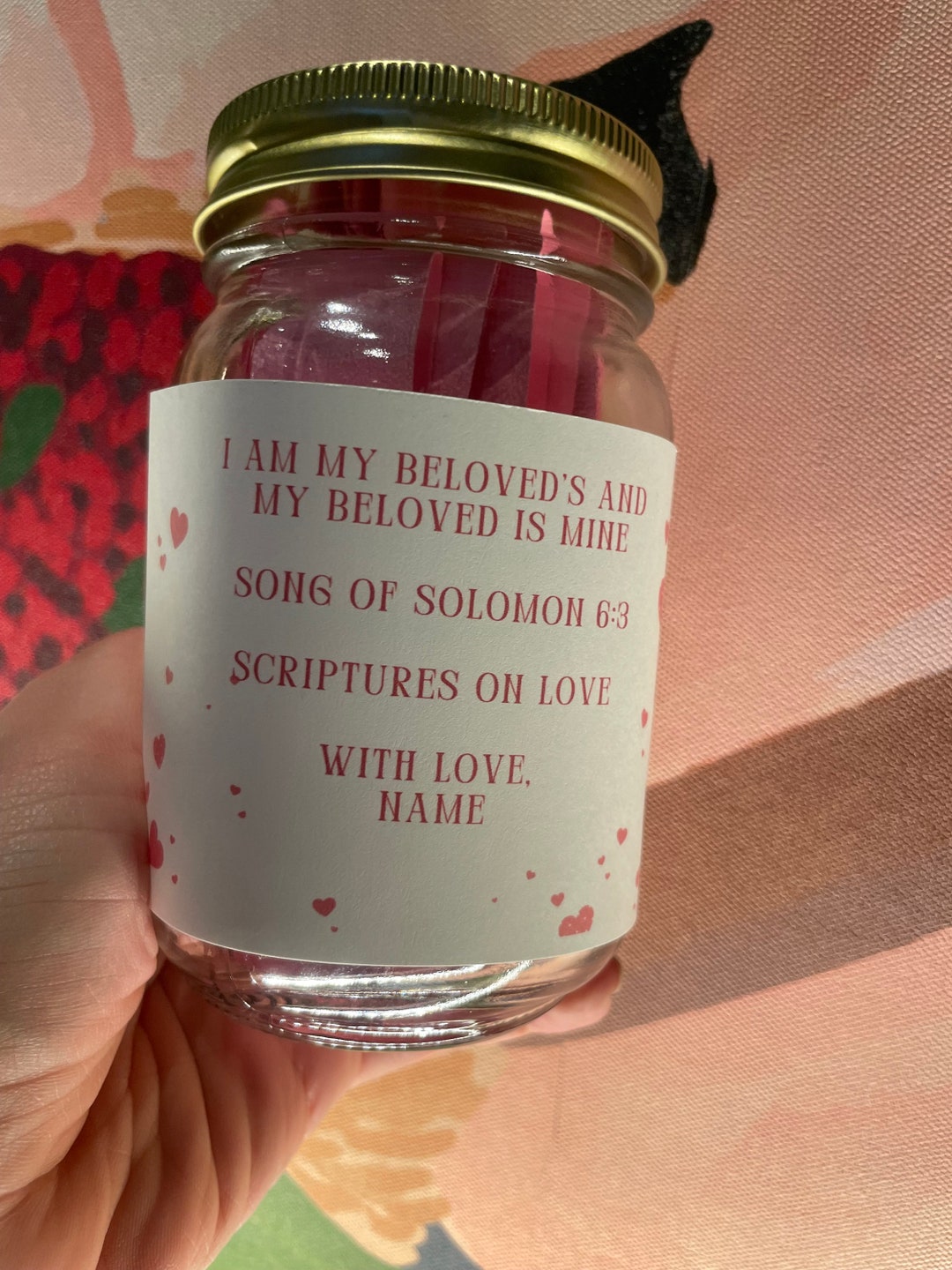 Valentines Day Bible Verses of Gods Love Scripture Jar, Bible Verses ...