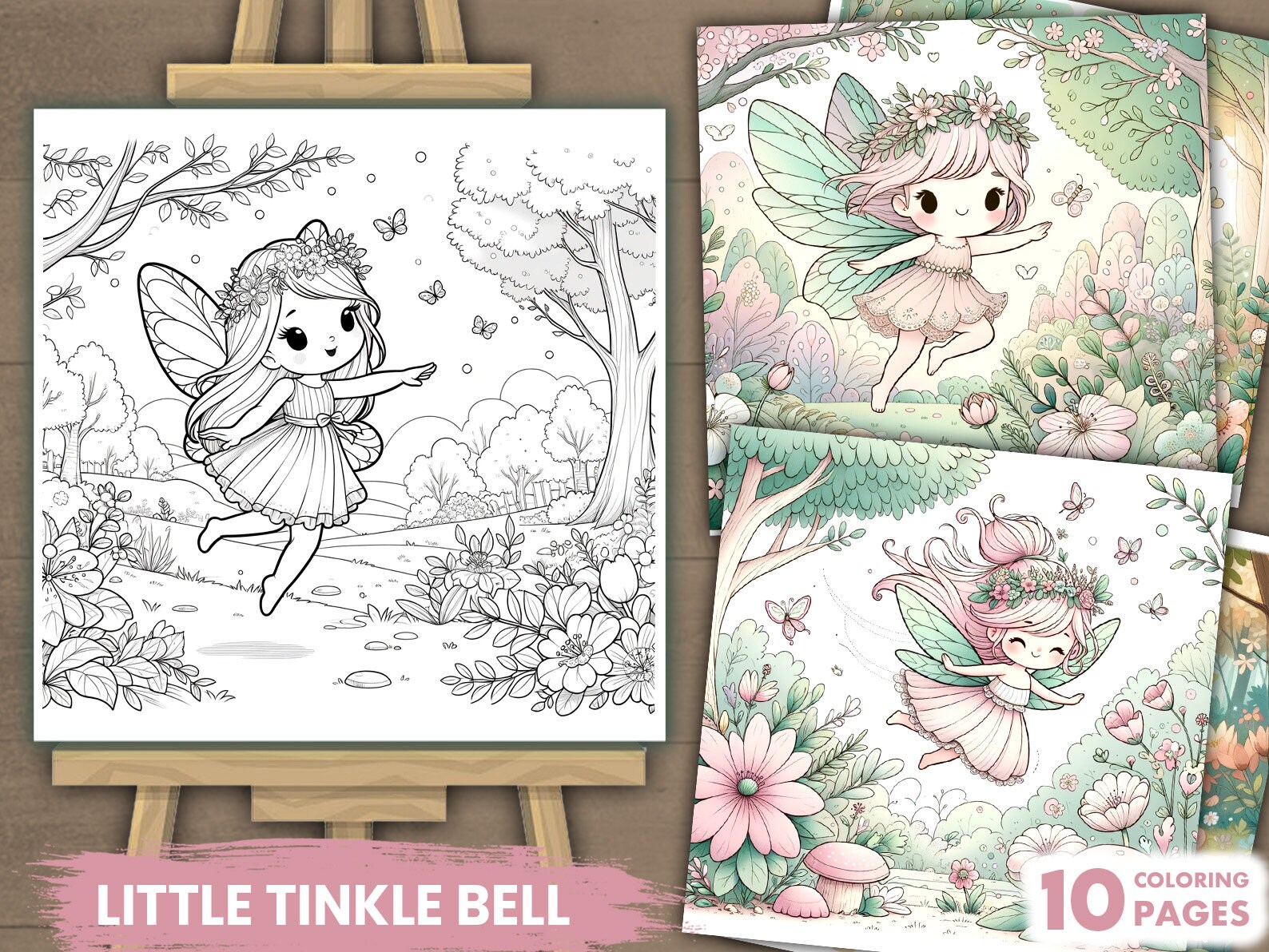 10 Printable Little Tinkle Bell Coloring Pages Coloring Book Adults ...