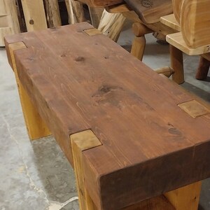 Wood Bench, Outdoor Bench, Rustic Bench, Coffee Table - Etsy