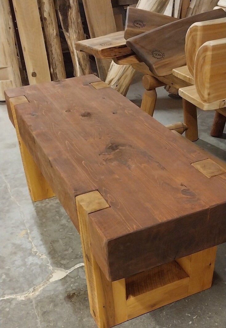 Wood Bench, Outdoor Bench, Rustic Bench, Coffee Table - Etsy