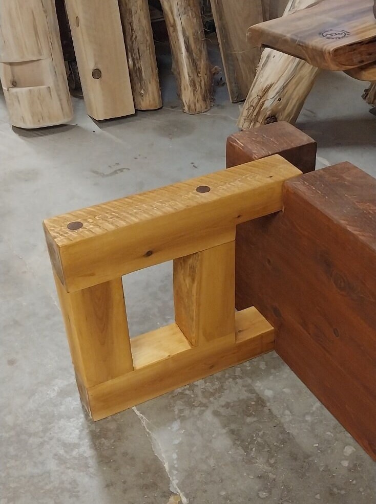 Wood Bench, Outdoor Bench, Rustic Bench, Coffee Table - Etsy