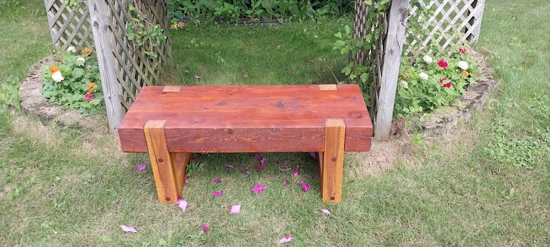 Wood Bench, Outdoor Bench, Rustic Bench, Coffee Table - Etsy