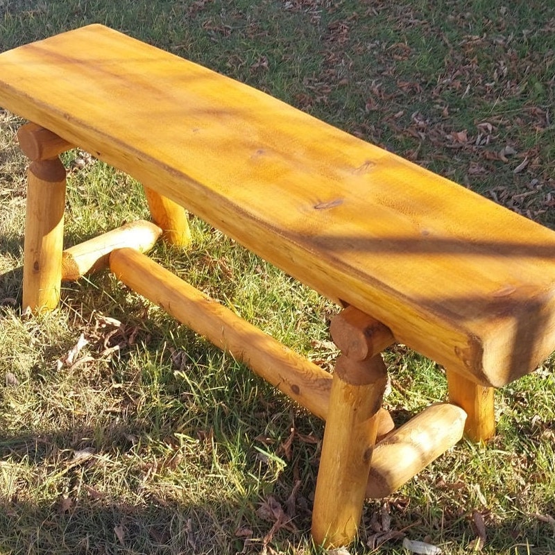 Cedar Bench - Etsy