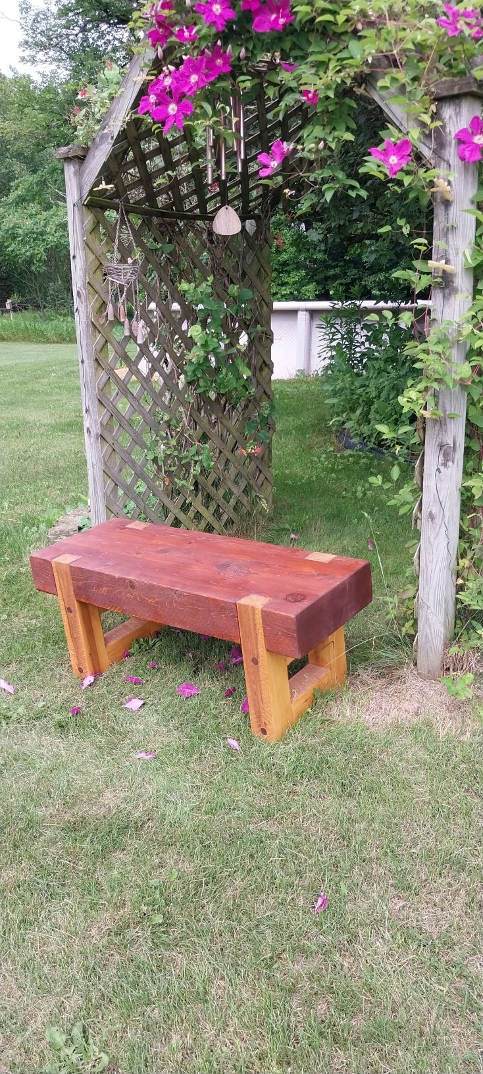 Wood Bench, Outdoor Bench, Rustic Bench, Coffee Table - Etsy