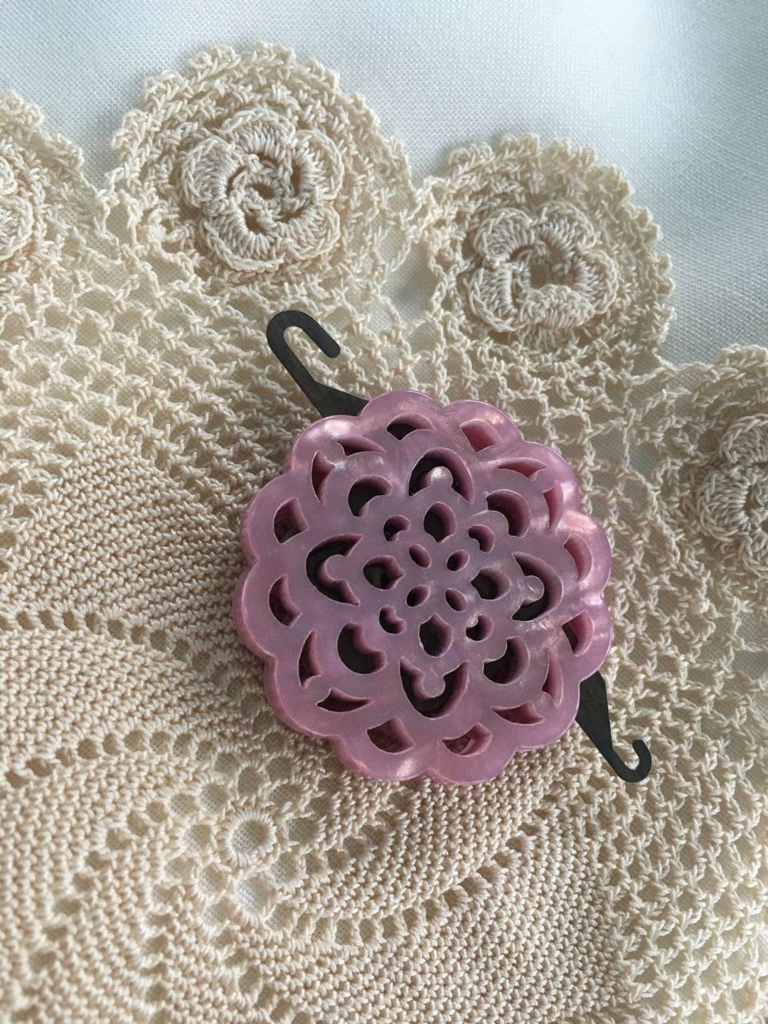 Large Mother of Pearl Needle Threader - Etsy