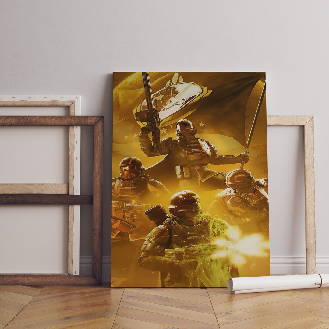 Helldivers2 I Helldivers 2 I Hell Divers 2 I Helldivers Poster Print I Gaming Decor Gaming Gifts ...