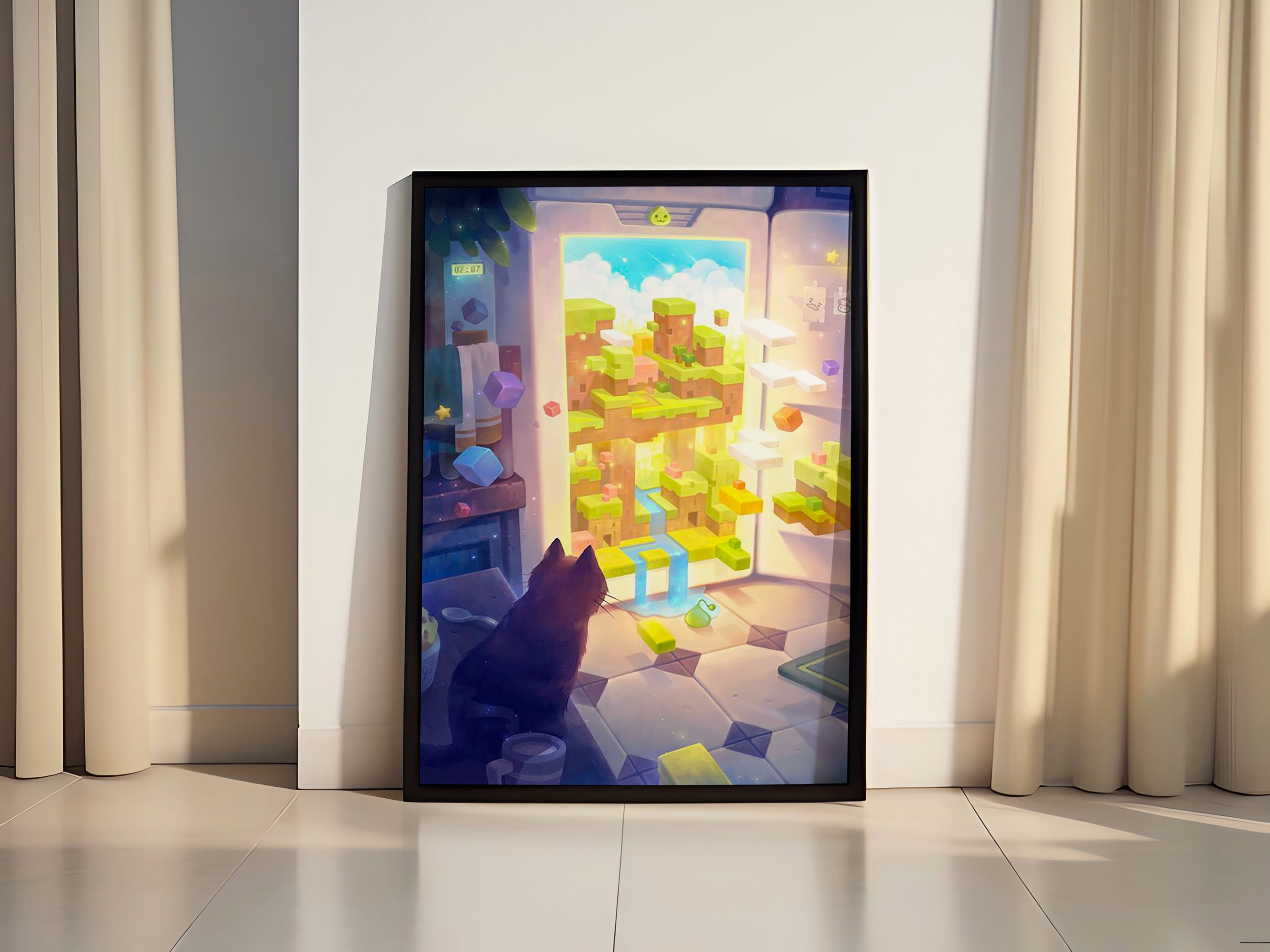 Minecraft I Wall Art Minecraft I Poster Gamei Minecraft Poster Home ...