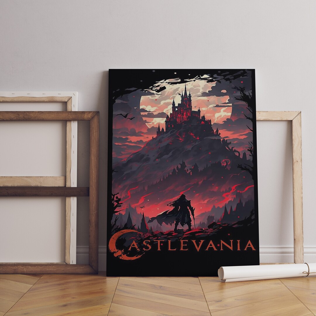 Castlevania Poster Game Print I Castlevania TV Series Movie Poster Film ...