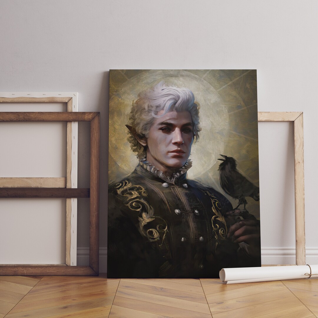 Baldur's Gate 3 I Baldur's Gate Astarion Canvas I Baldur's Gate Poster ...
