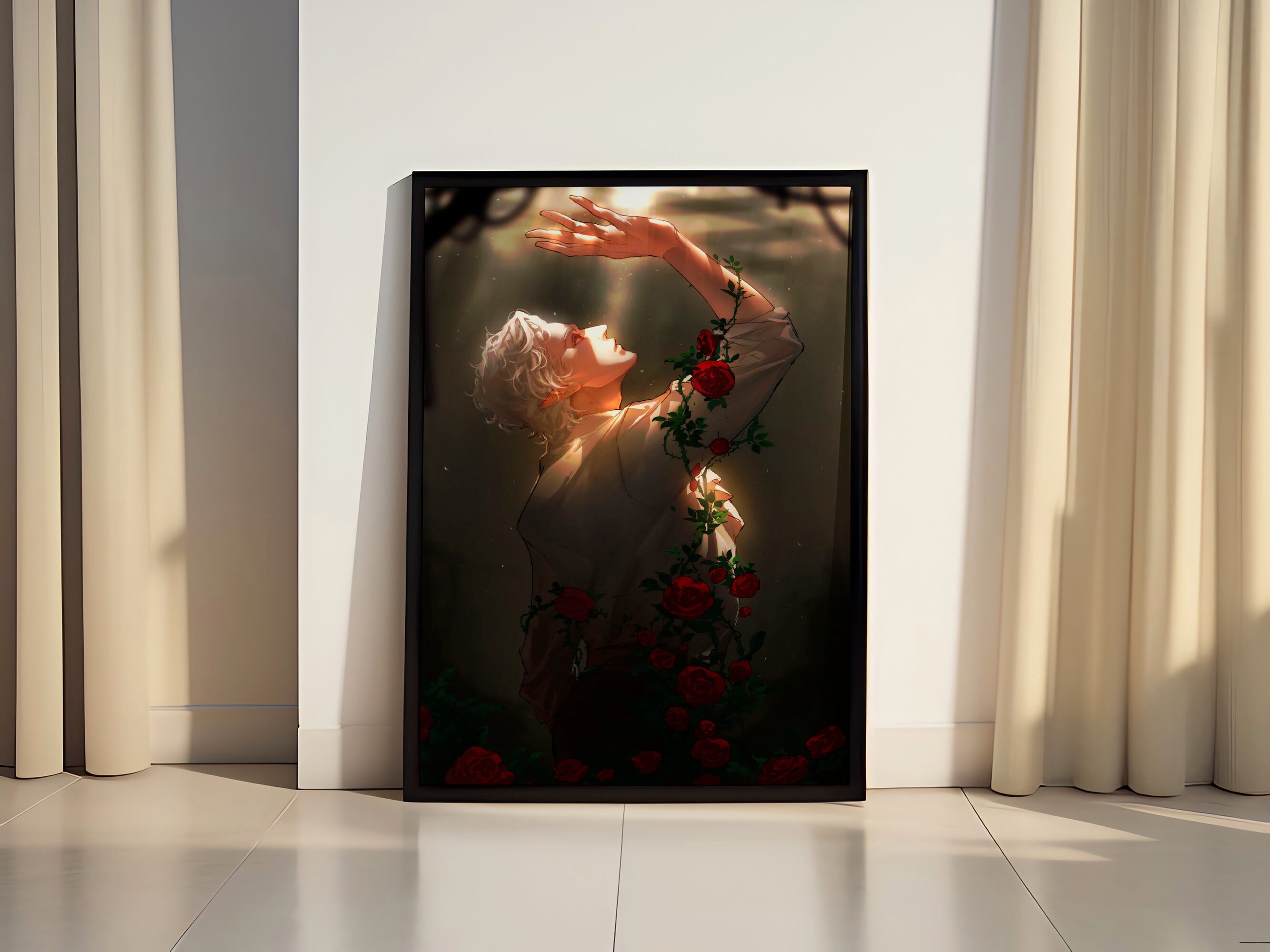 Baldur's Gate 3 I Baldur's Gate Astarion Canvas I Baldur's Gate Poster ...