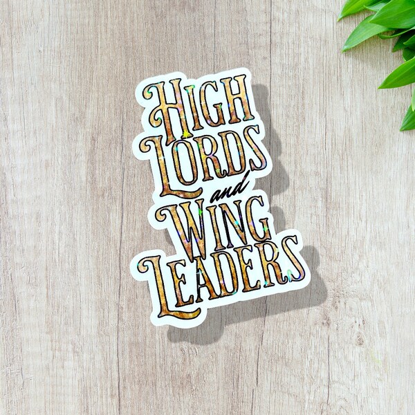 High Lords and Wing Leaders Stickers - Etsy