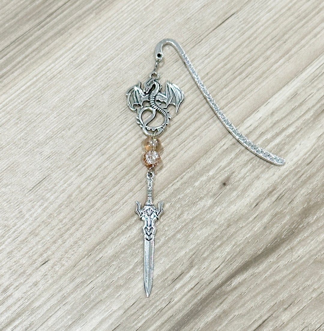 Hook Fighting Dragon Bookmark FW&IF Bookmark Wire Metal Bookmark Hook ...