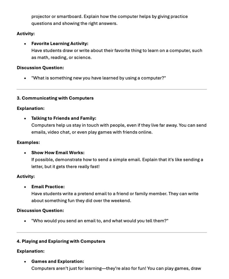 An Introduction to Computers for 3rd Graders Explore, Create, and Learn ...