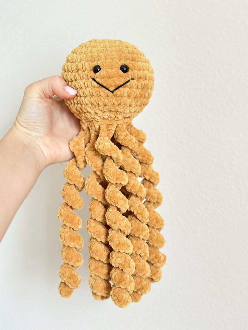 Crochet Octopus Plush - NICU Preemie Gift - Baby Snuggle Lovey ...