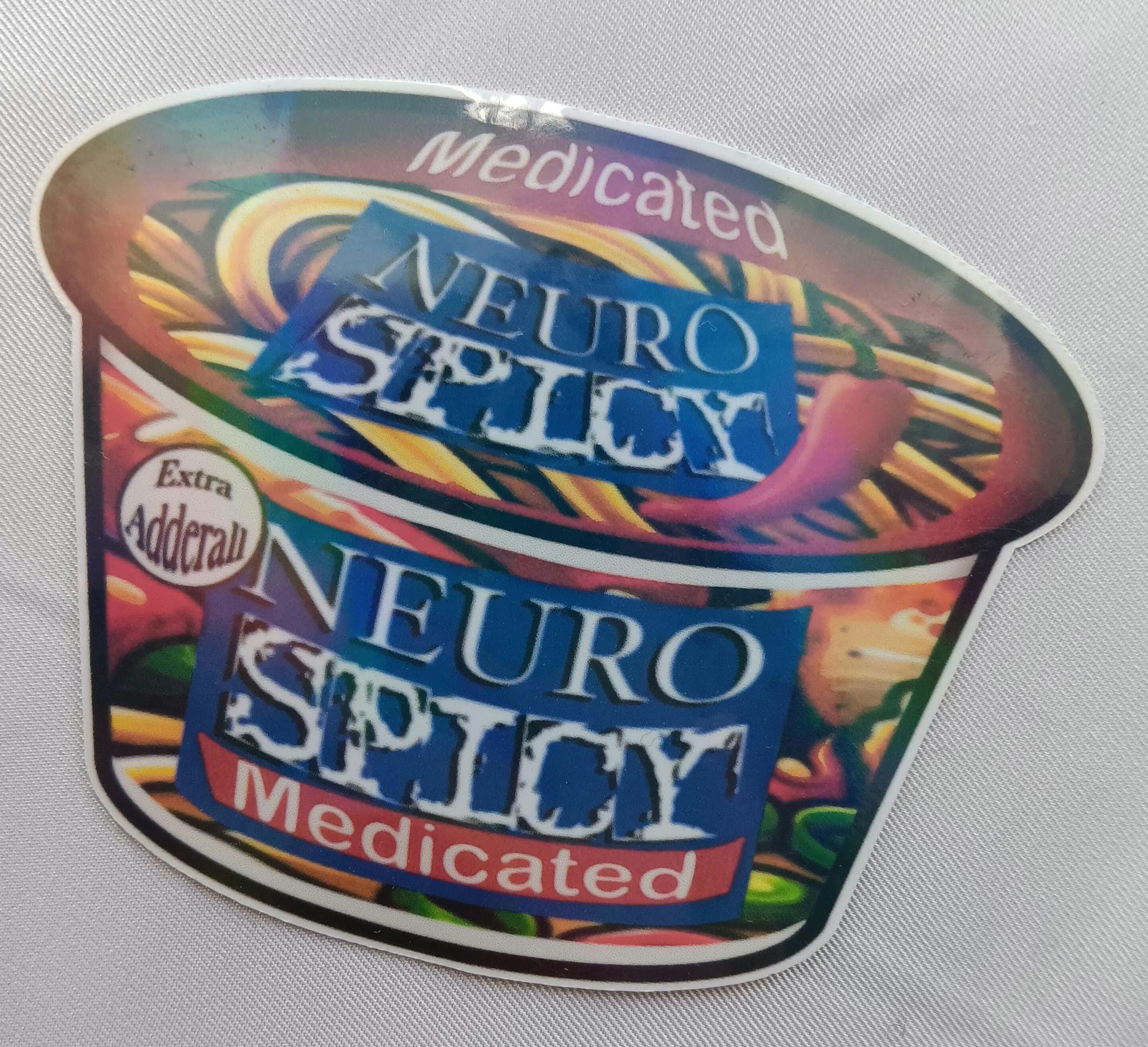 Neurospicy Noodles Package Stickers Pack of 2 - Etsy
