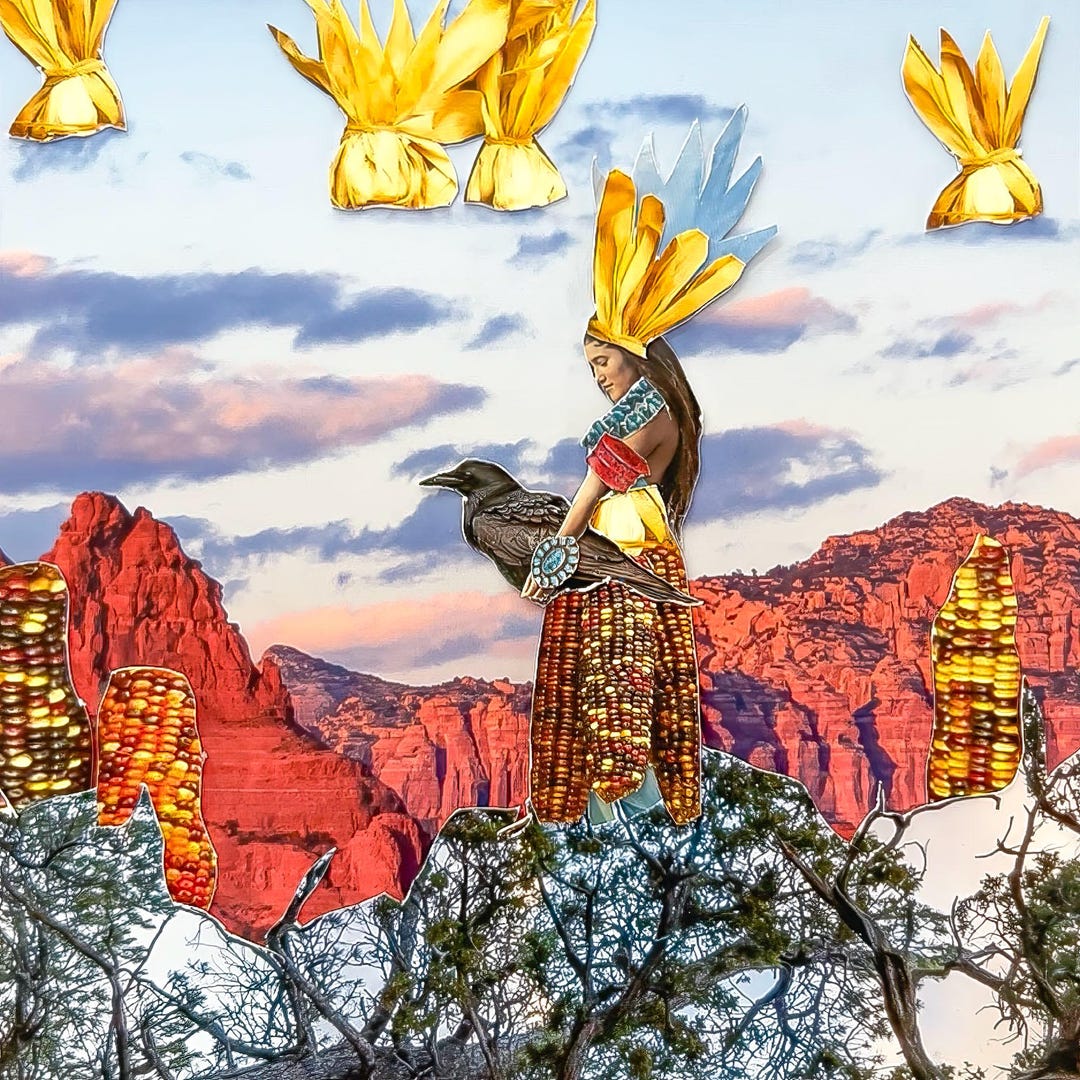 Collage Archival Print selu Goddess - Etsy