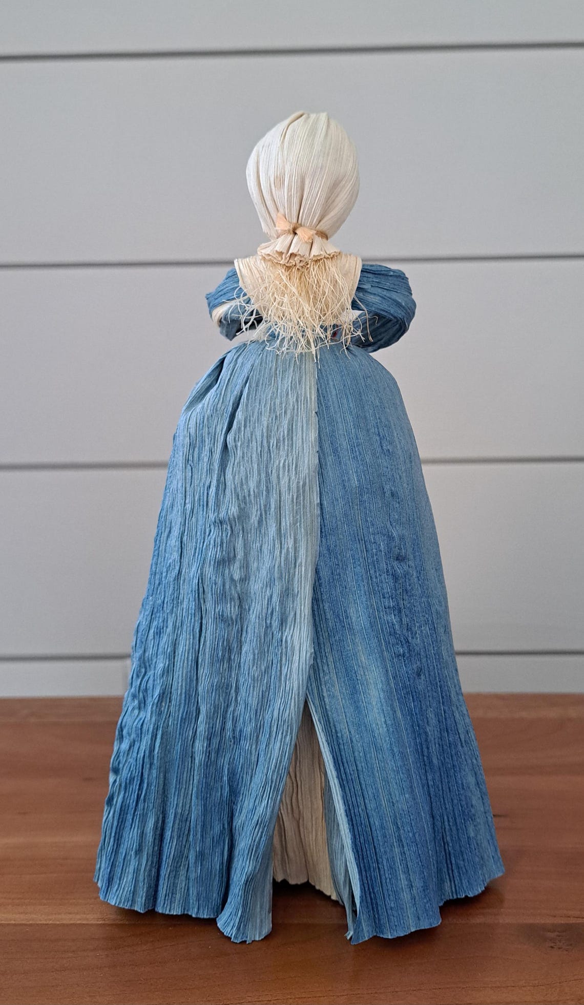Blue Butter Churner Decorative Corn Husk Doll - Etsy
