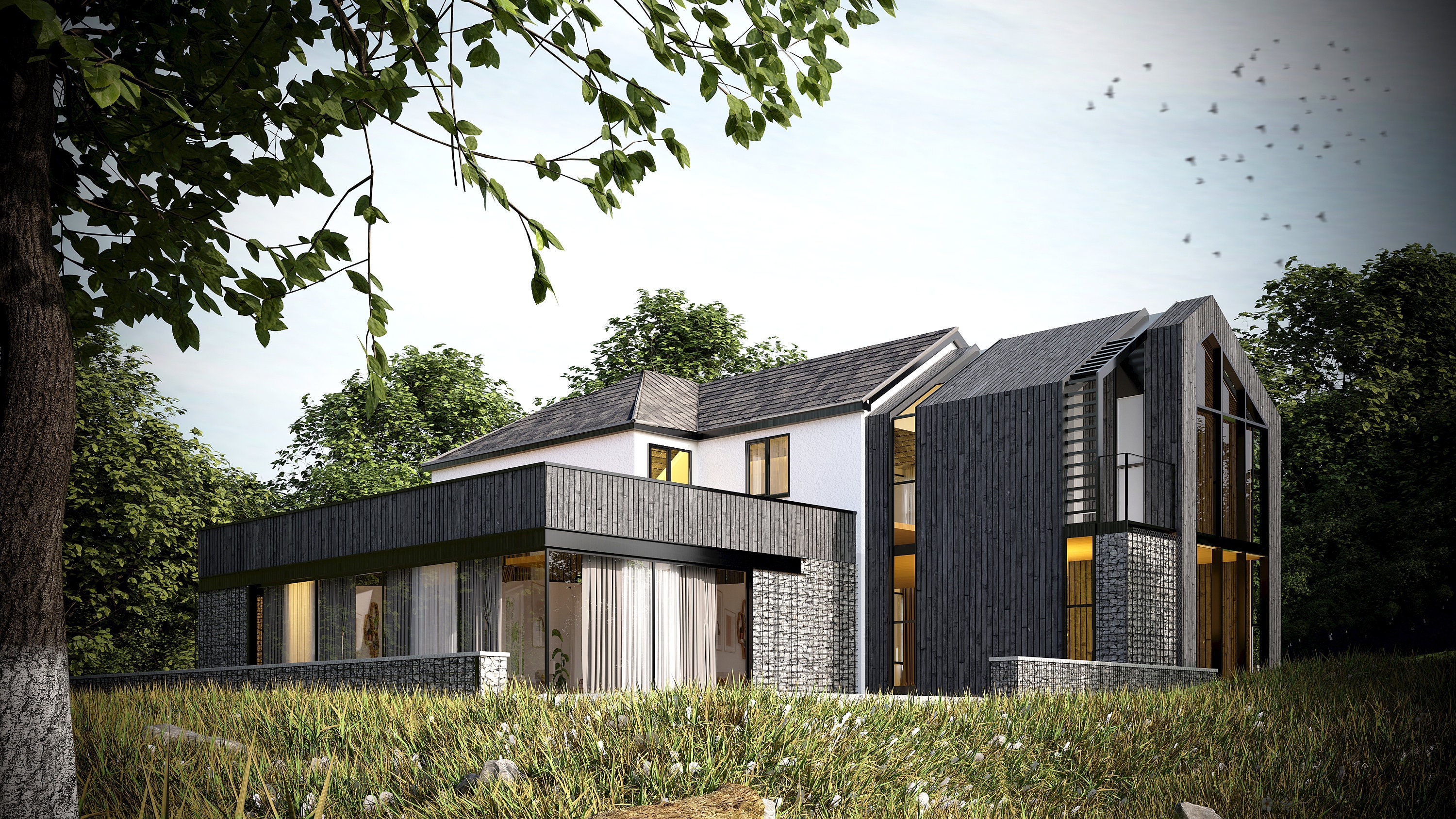House Visualization and Rendering, Architectural Rendering, Exterior ...