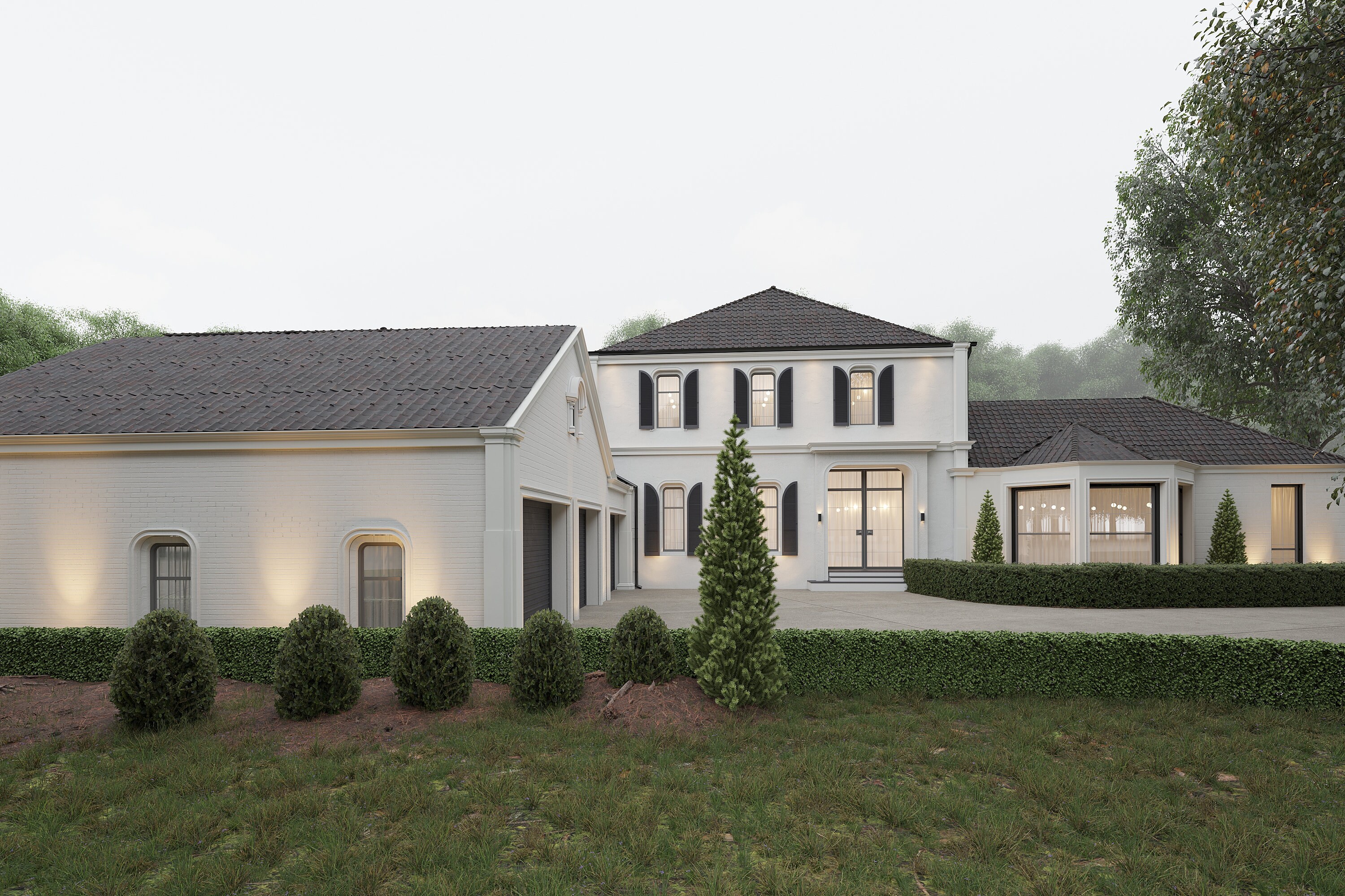 House Visualization and Rendering, Architectural Rendering, Exterior ...