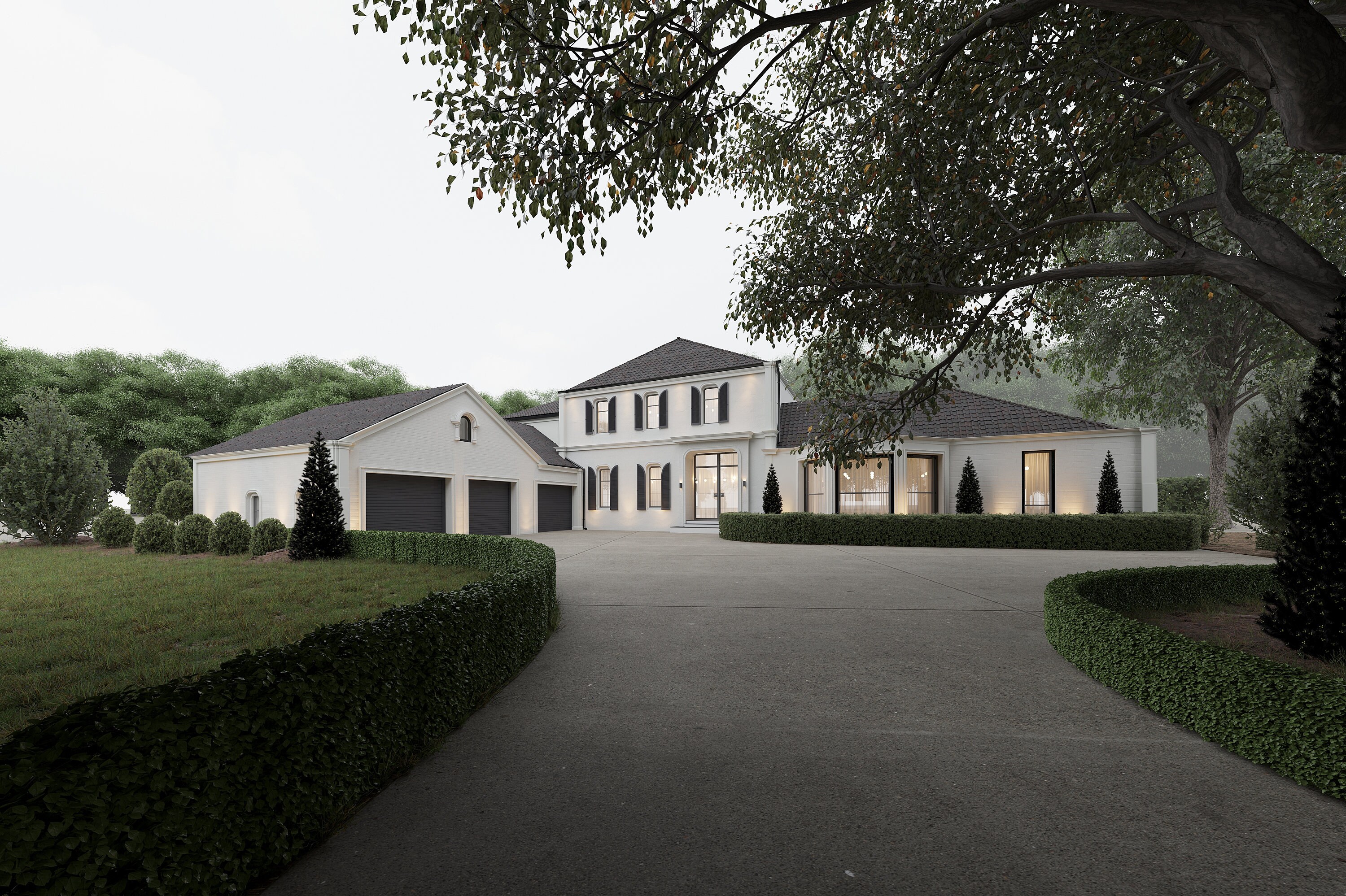House Visualization and Rendering, Architectural Rendering, Exterior ...
