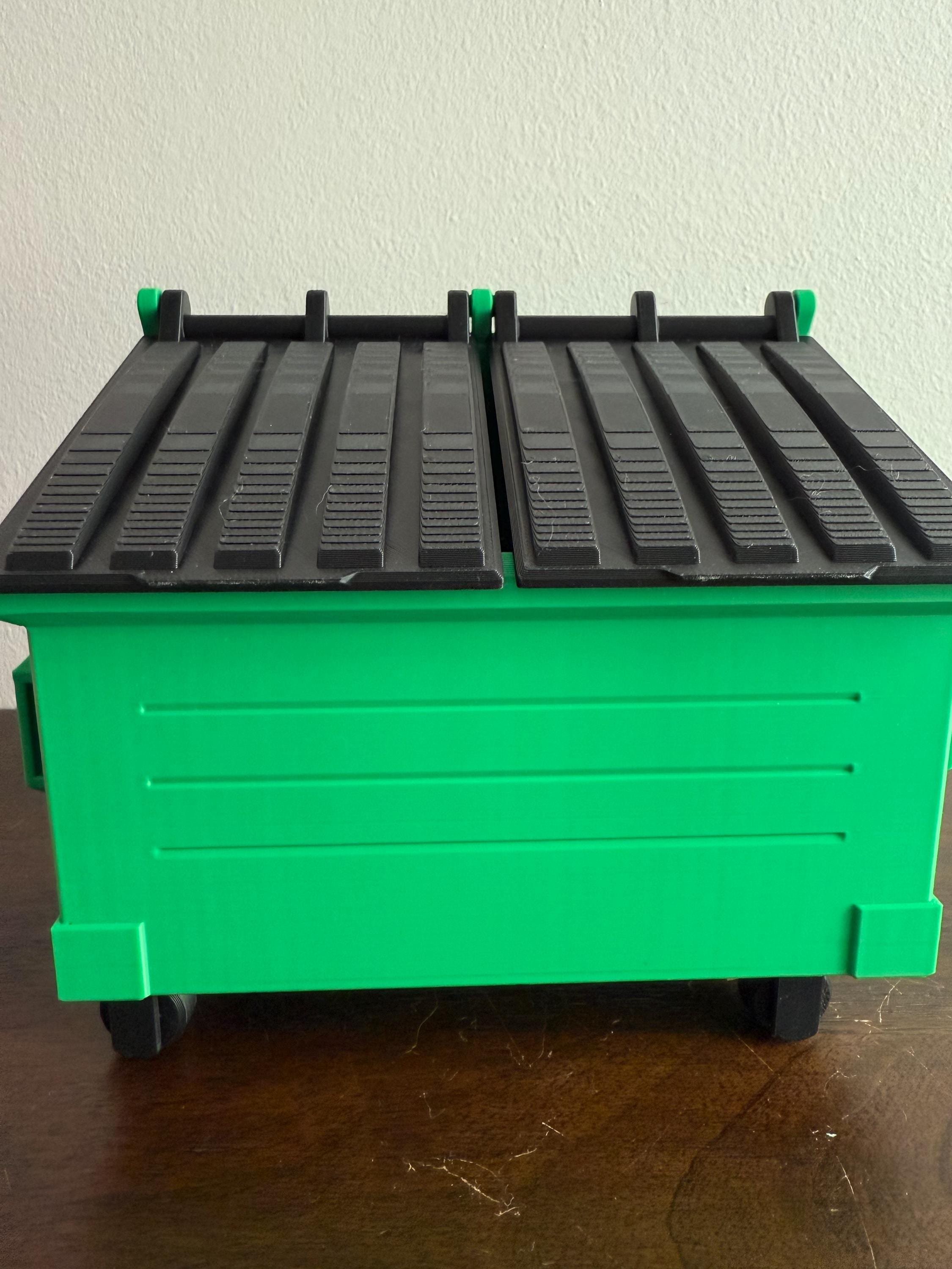 Desktop Dumpster (with Fire) - Etsy
