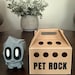 3D Printed Pet Rock With Carrier - Etsy
