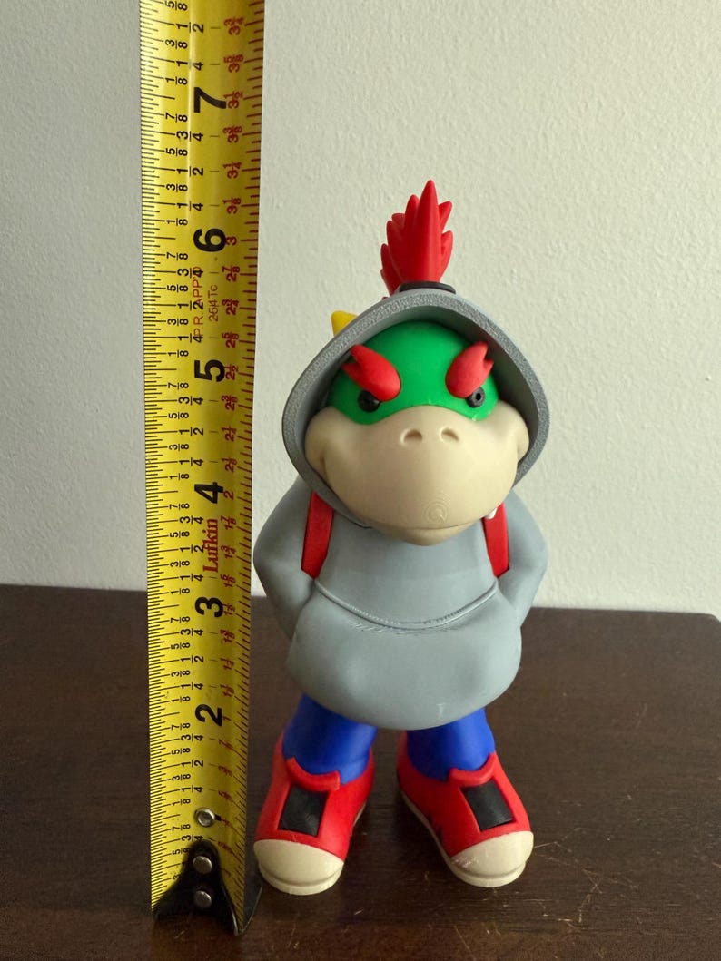 Chill Bowser Jr. | 3D Printed Figurine - Etsy