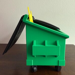 Desktop Dumpster (with Fire) - Etsy