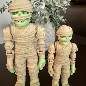 Articulated Mummy Toy (glow in the Dark) - Etsy