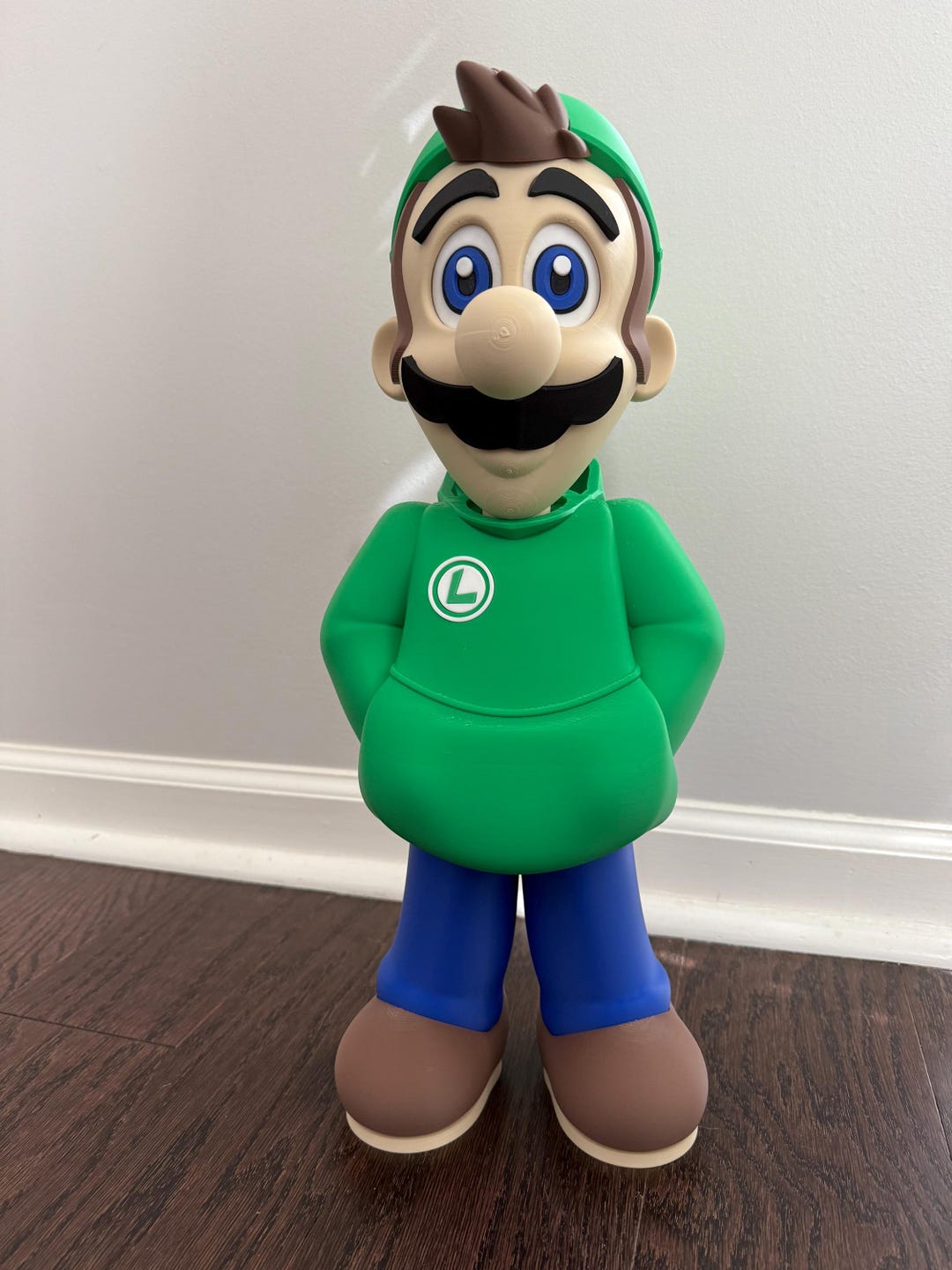 Super-sized Chill Luigi Figure (18.5") - Etsy