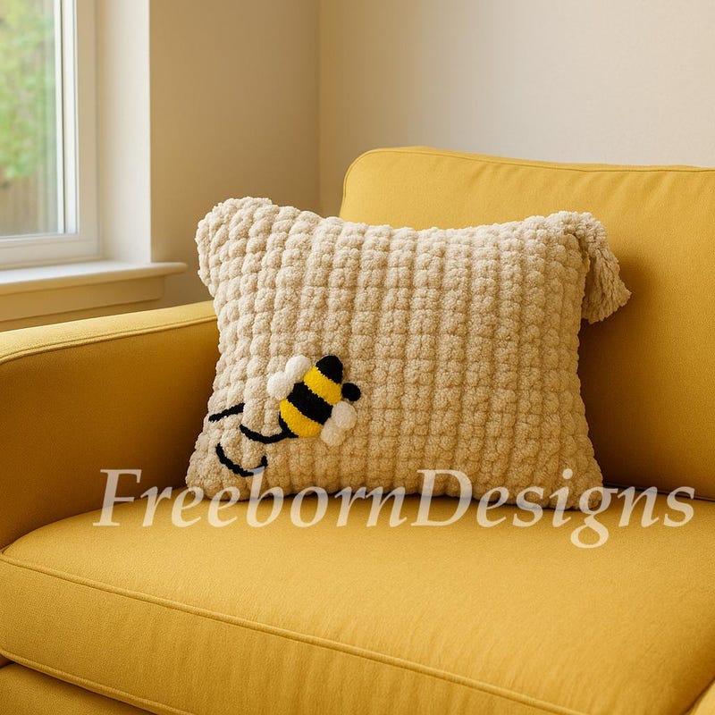 Bee Pillow - Etsy