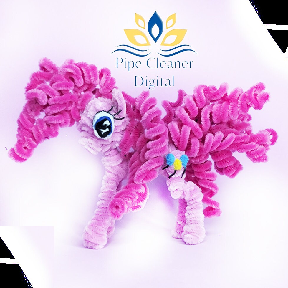 My Little Pony Pinkie Pie From Pipe Cleaners PDF Tutorial - Etsy