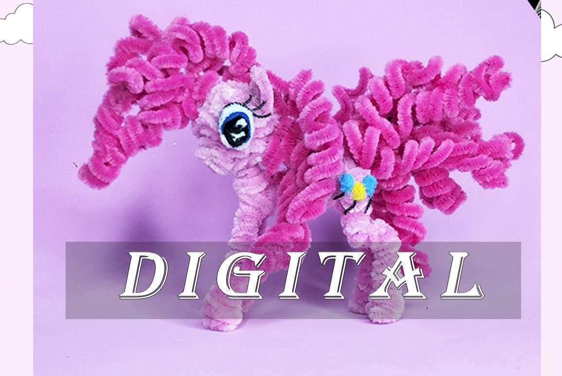 My Little Pony Pinkie Pie From Pipe Cleaners PDF Tutorial - Etsy
