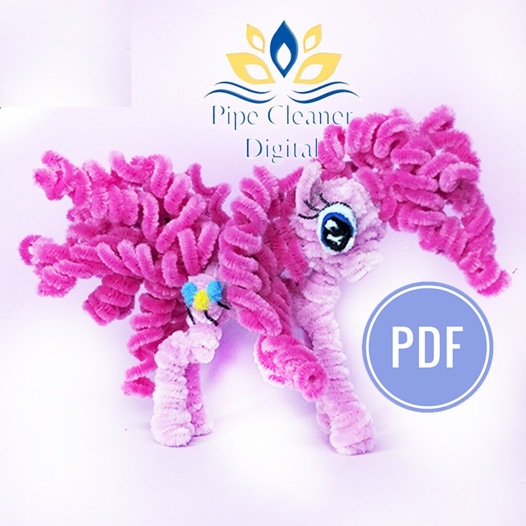 My Little Pony Pinkie Pie From Pipe Cleaners PDF Tutorial - Etsy