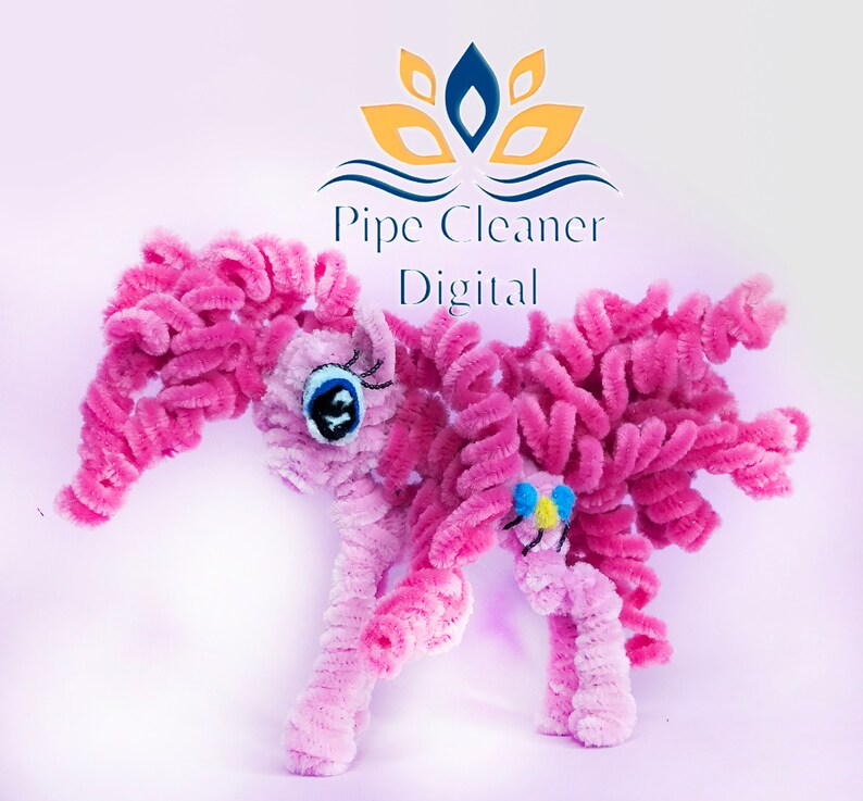 My Little Pony Pinkie Pie From Pipe Cleaners PDF Tutorial - Etsy