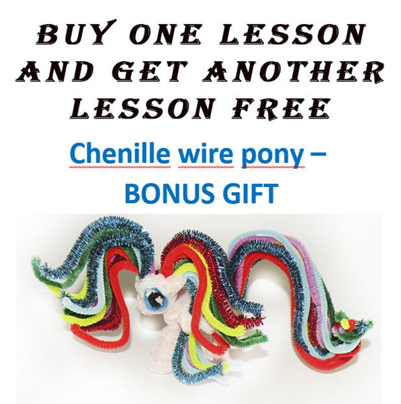 My Little Pony Pinkie Pie From Pipe Cleaners PDF Tutorial - Etsy